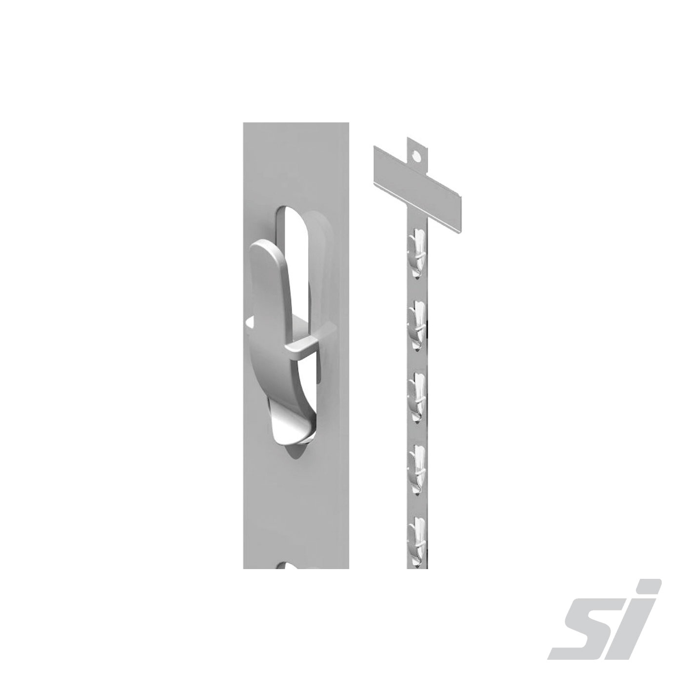 Duo Hangsell Clip Strip With Label Holder | SI Retail